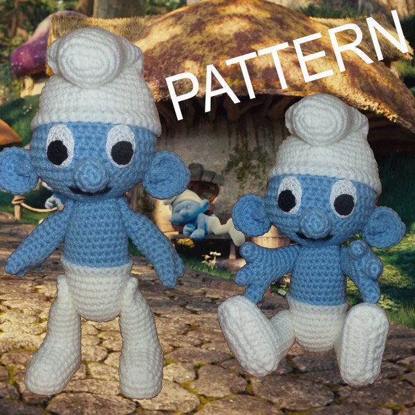 Crochet Smurf Pattern - Etsy