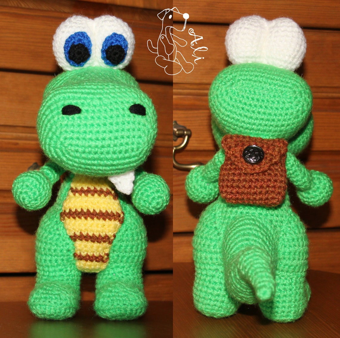 Croc (from "legend of the Gobbos") - Crochet Pattern in PDF - Etsy