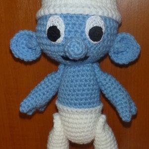 Crochet Smurf - Pattern in PDF - Etsy