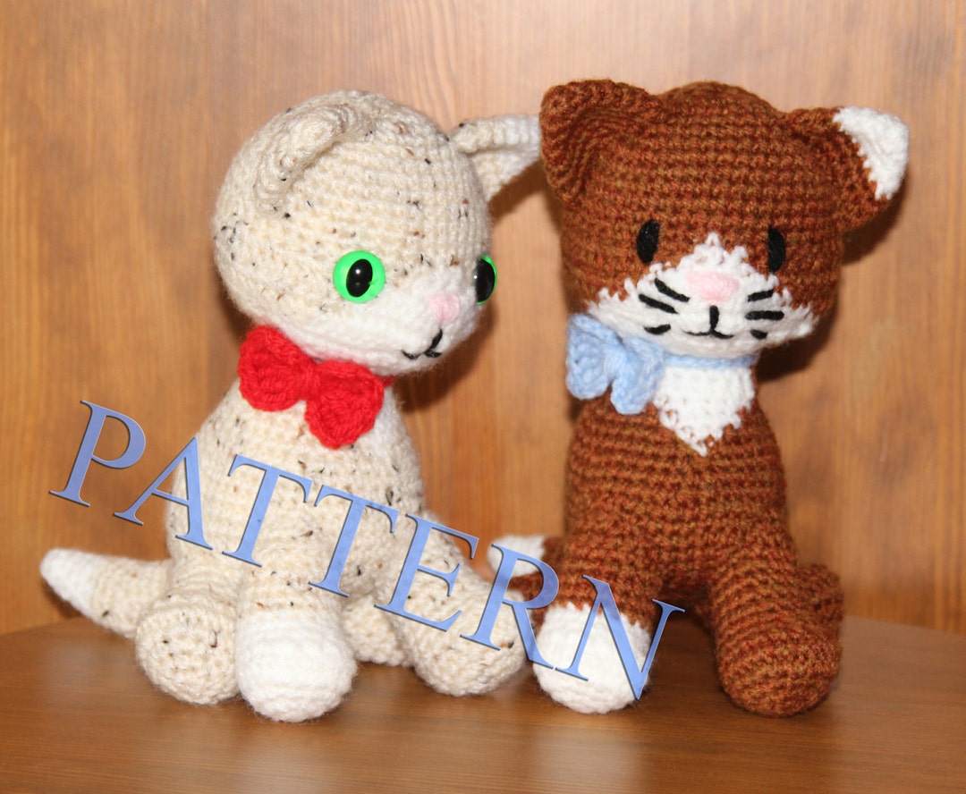 Crochet Cat - Pattern in PDF - Etsy