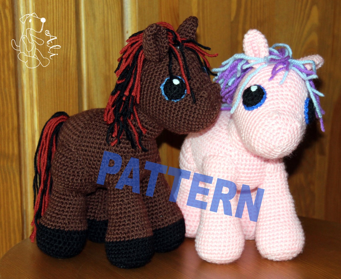 Pony Crochet Pattern - Etsy