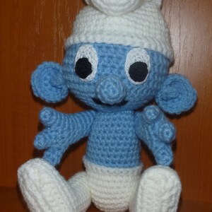 Crochet Smurf - Pattern in PDF - Etsy