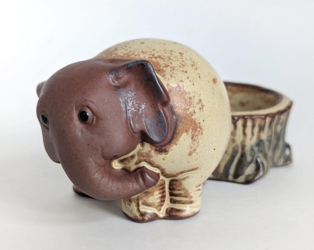 Vintage Figural Elephant Egg Cup or Candle Holder- UCTCI / Gempo ...