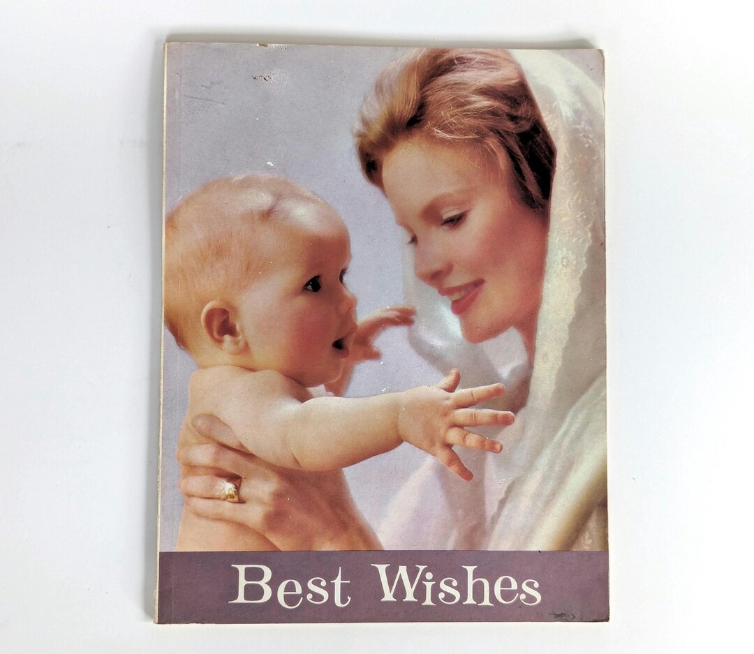 Vtg. 1959 "best WISHES the Magazine for Mother's" Hospital Issued Baby ...
