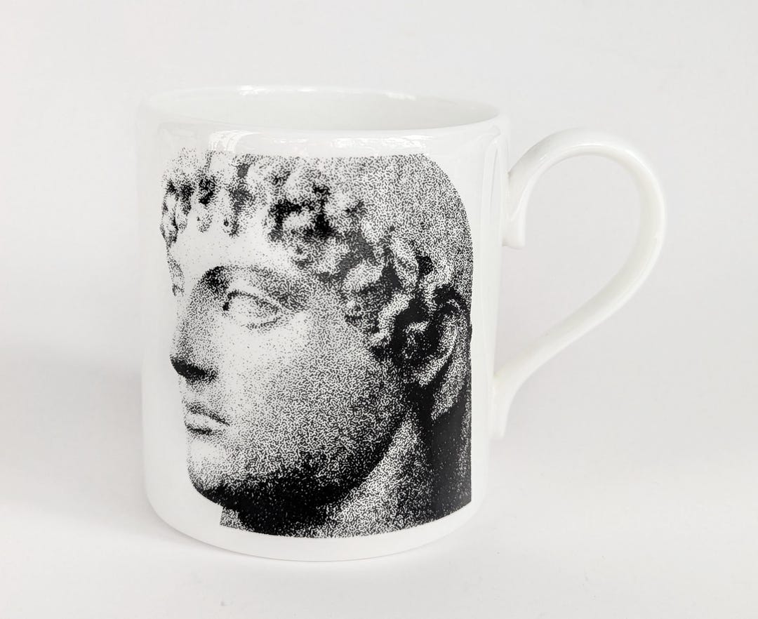 Vintage "the British Museum London" Mug Ft. A Head of Apollo Etching ...