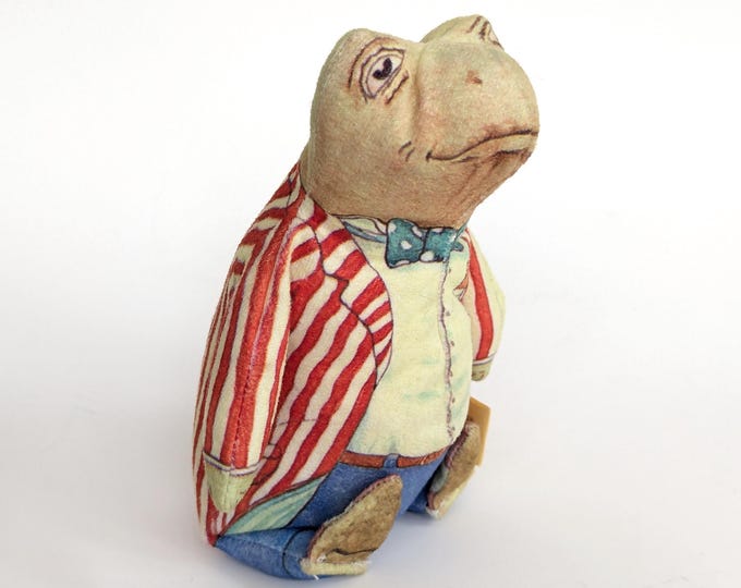 Vintage "the Wind in the Willows" Mr. Toad Plush Beanbag Toy by "the ...