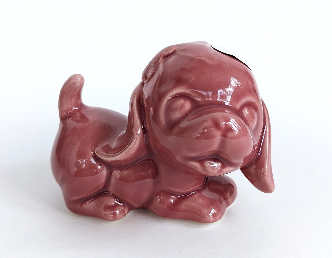 Vintage "canadiana Pottery" Kitschy Dog Figurine- Alfred Dube Mid ...