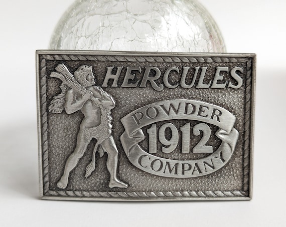 Vintage "Hercules Powder Company" Belt Buckle Made in… - Gem