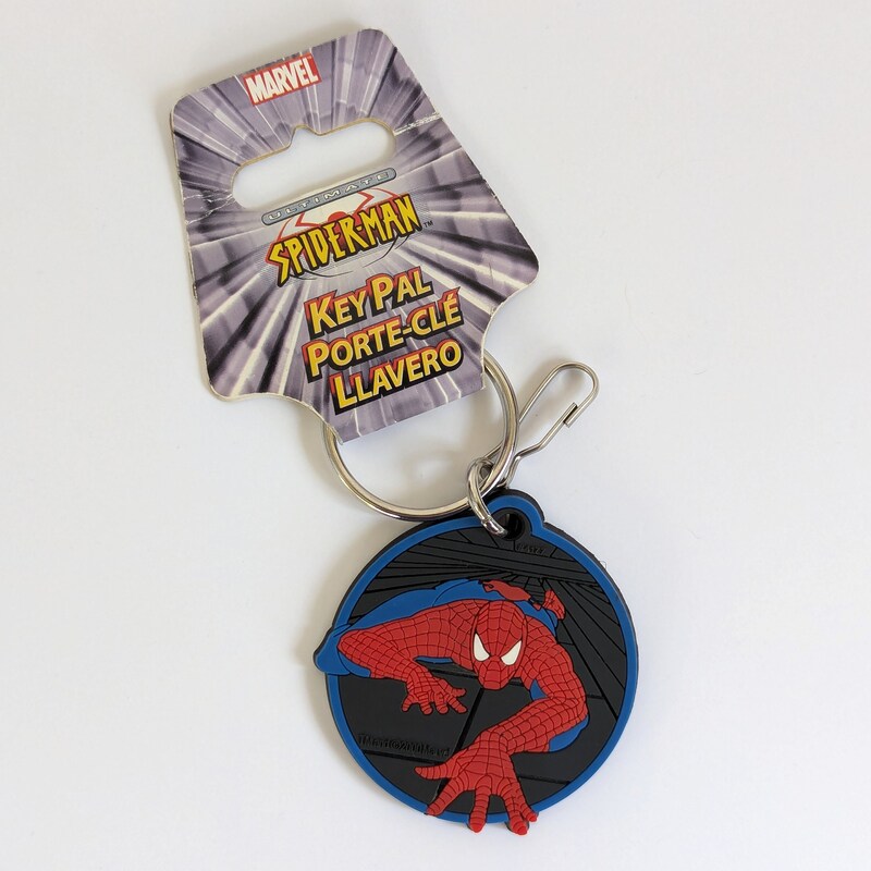 Spiderman Keychain - Etsy