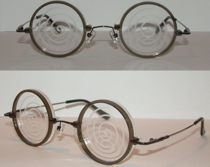 Sailor Moon Gurio Umino Nerd Swirl With Rims Anime Cosplay Plastic ...