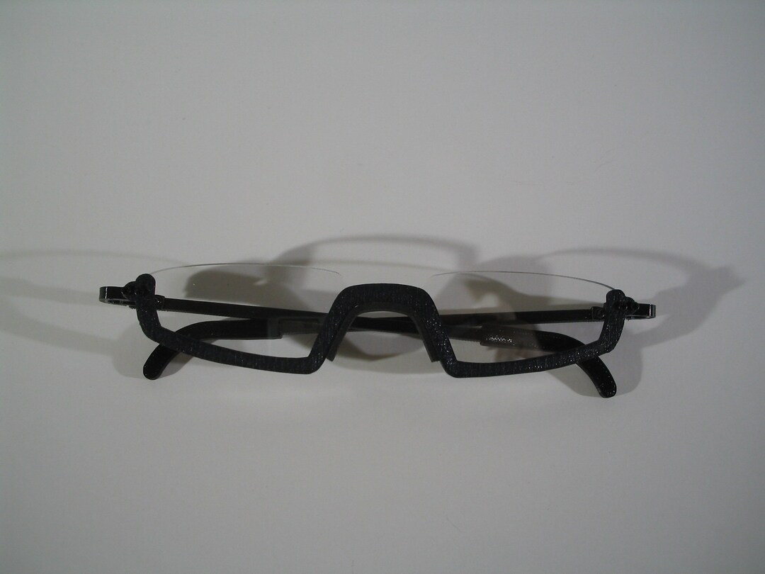 Anime Black Triangular Open Top Frame Cosplay Costume Costume Glasses ...