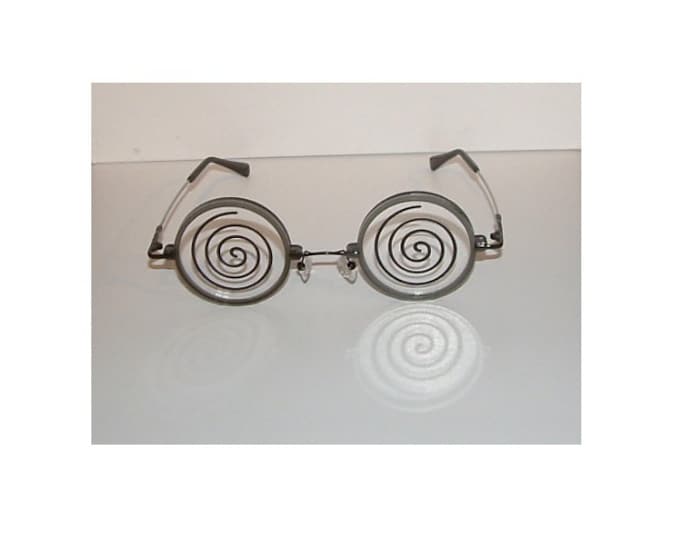 Black Nerd Swirl With Rims Anime Cosplay Plastic Glasses. - Etsy
