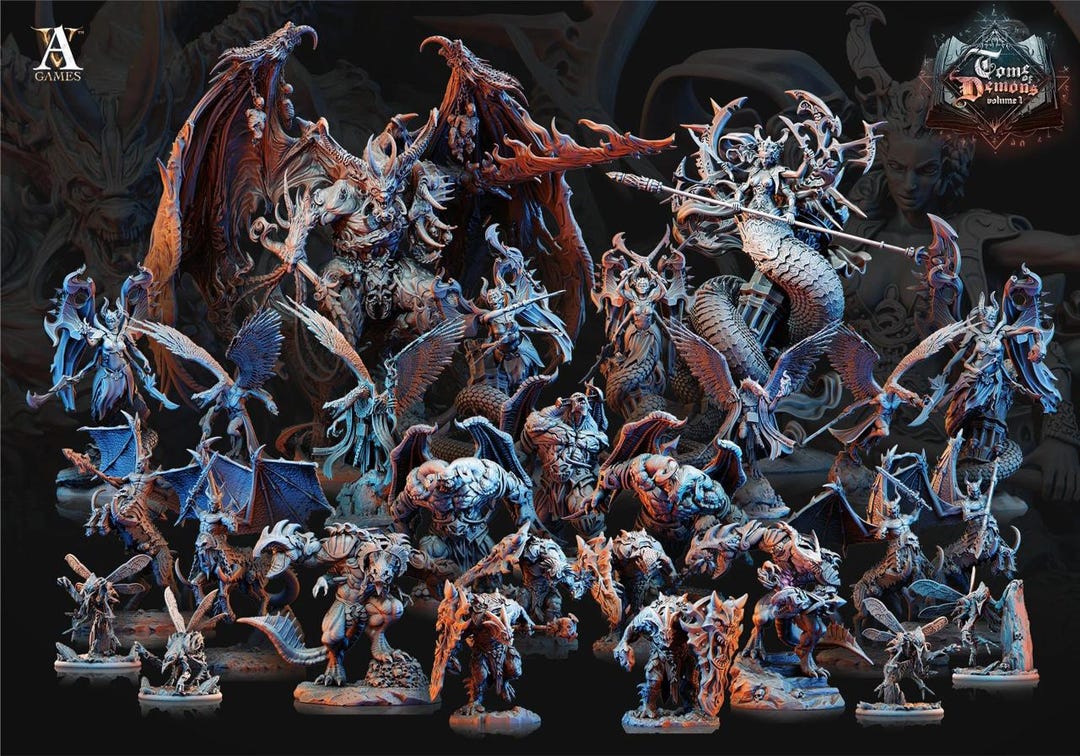 Tome of Demons Vol I | Tabletop Miniatures | RPG Miniatures ...
