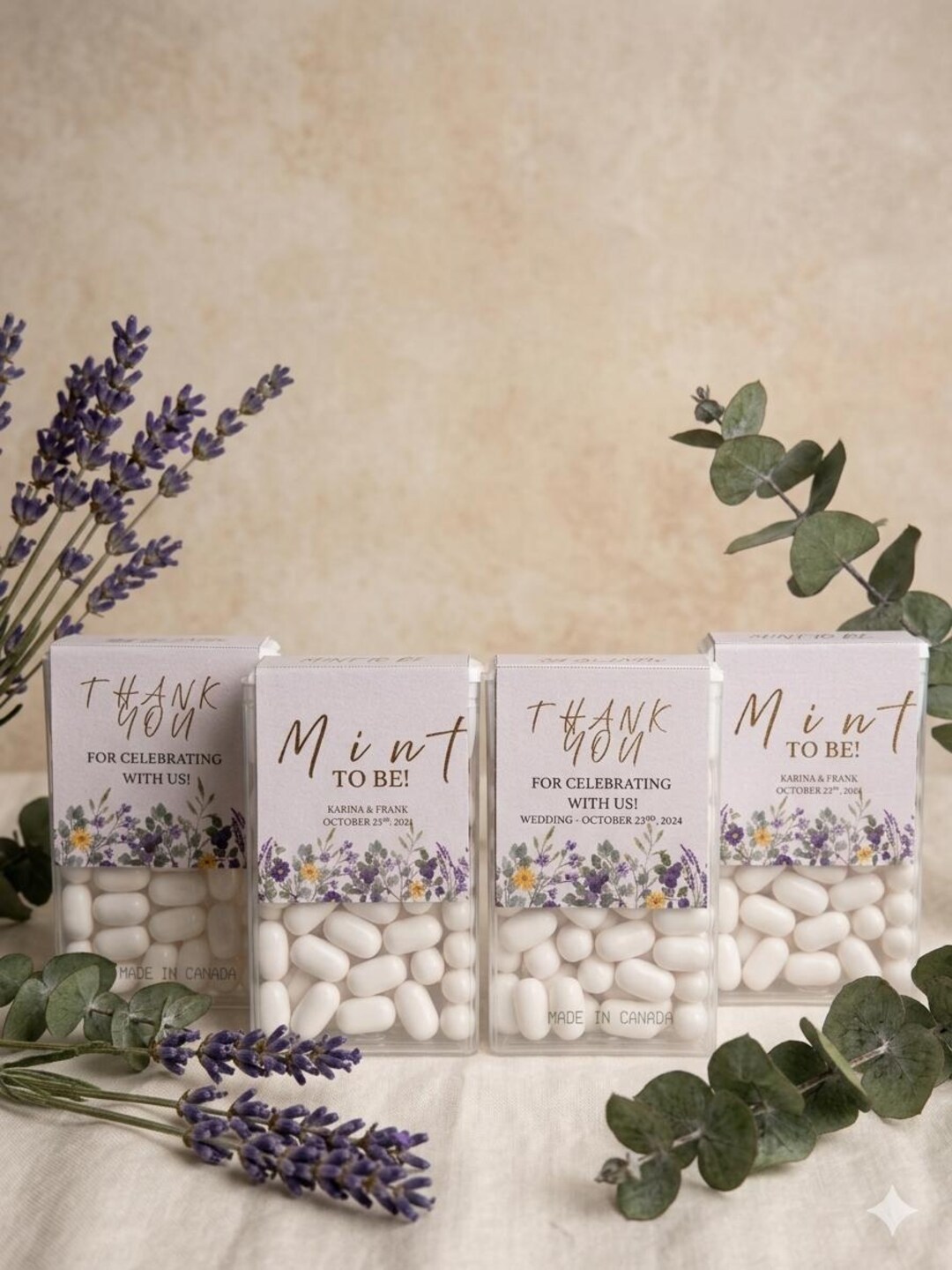 Personalized Mint to Be Wedding Favors – Custom Labels & Candy Included ...