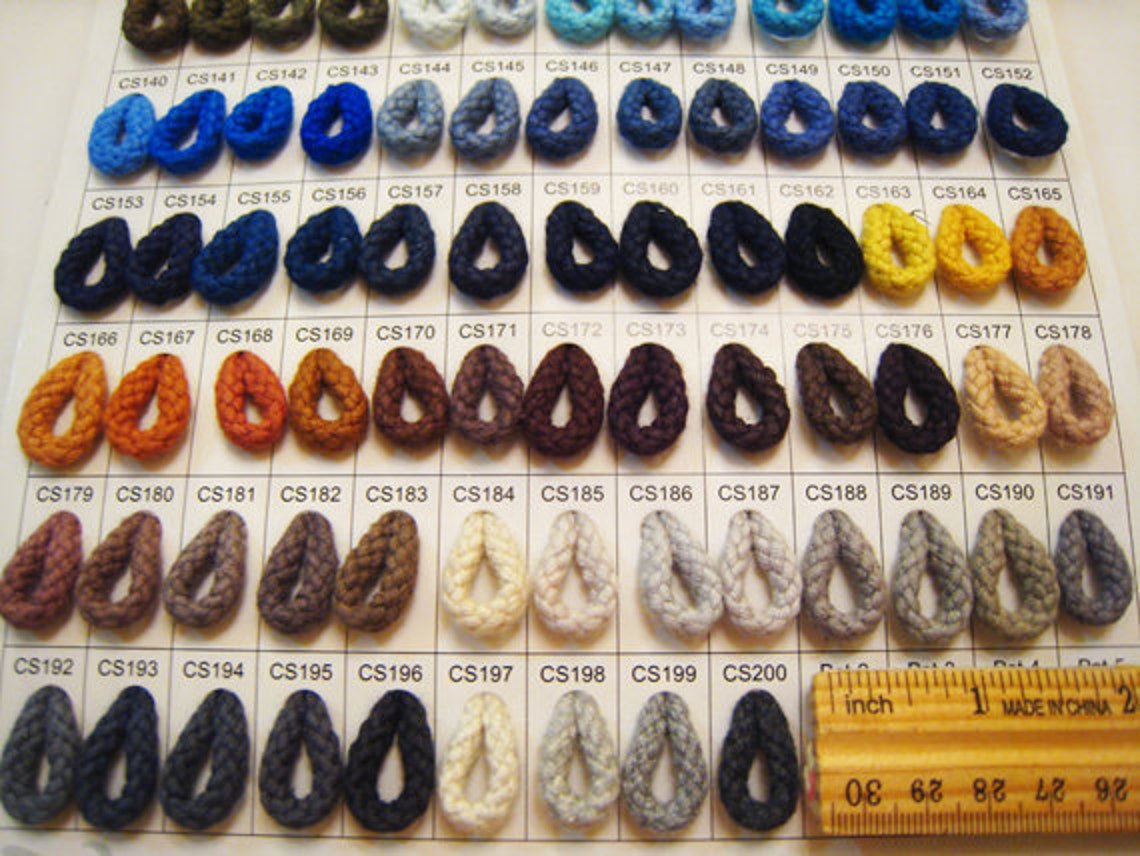 5 Yards of 4mm Cotton String 200 Colours Available for Choose - Etsy