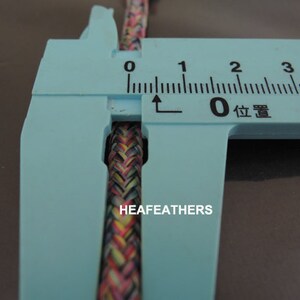 1 Yard of 5mm Yarn Striped String Round Braided Trim Rope Cord - Etsy