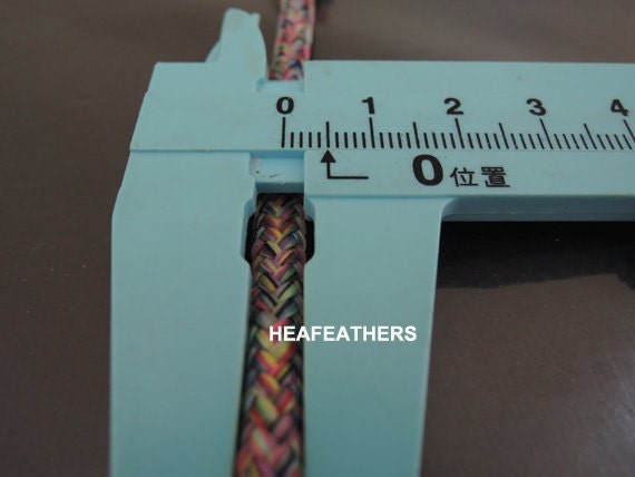 1 Yard of 5mm Yarn Striped String Round Braided Trim Rope Cord - Etsy