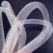 2 Yards of White Horsehair ( Crin ) Tube Crinoline for Hair Accessories ...