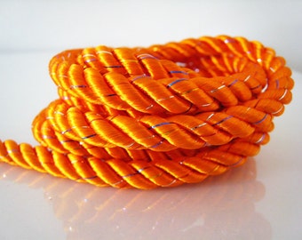 1 Yard of 5mm Yarn Striped String Round Braided Trim Rope Cord | Etsy