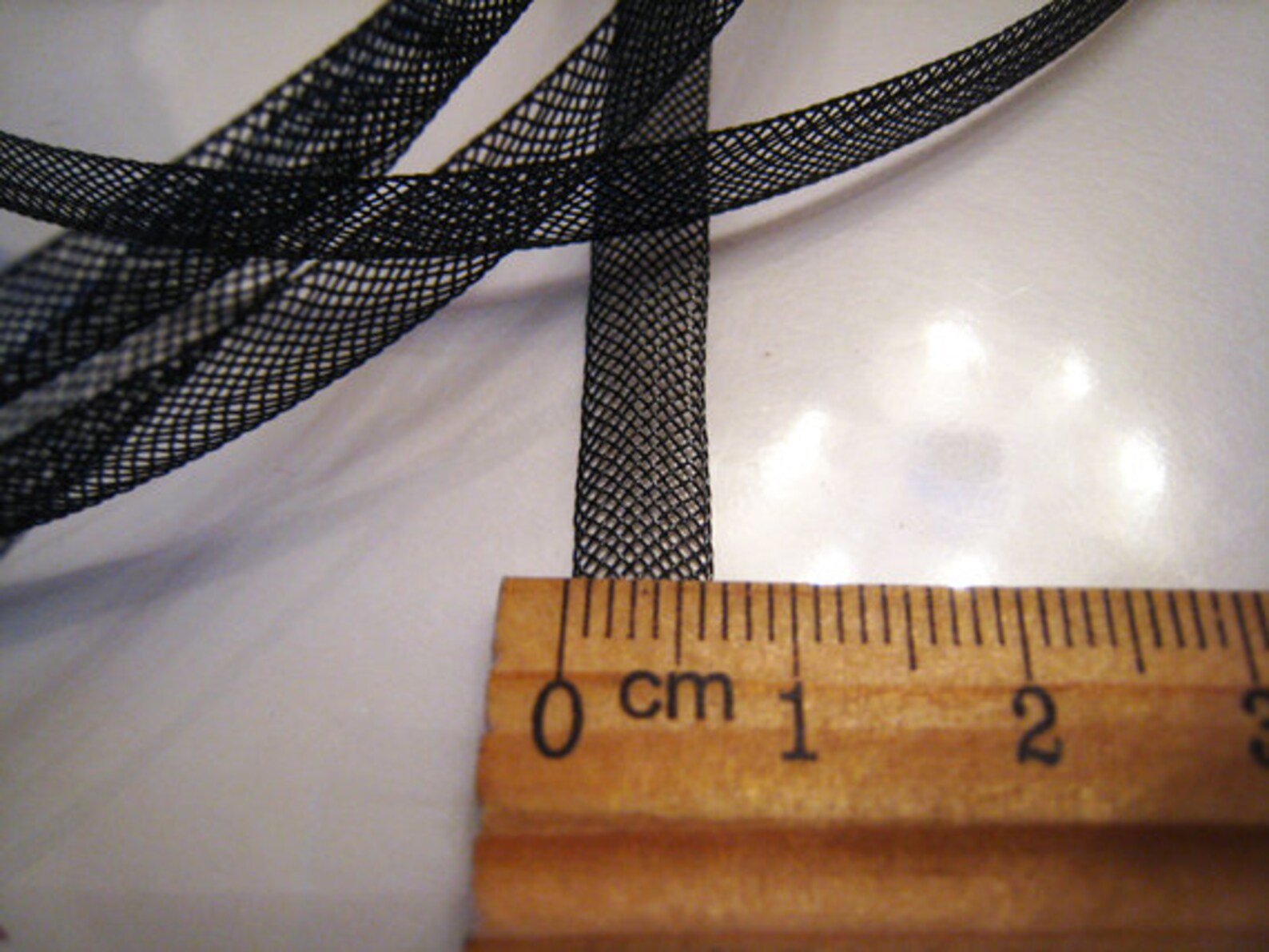 2 Yards of Black Horsehair Flat Crinoline for Hair Accessories ( 6mm ...
