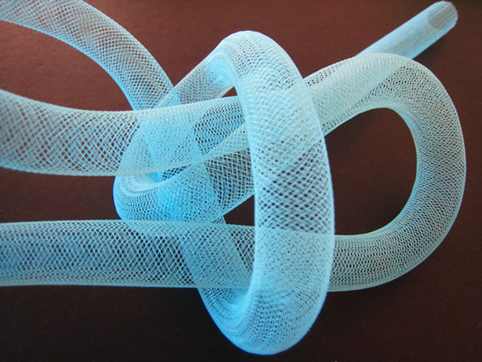 2 Yards of Light Blue Horsehair Crin Tube Crinoline for Hair ...