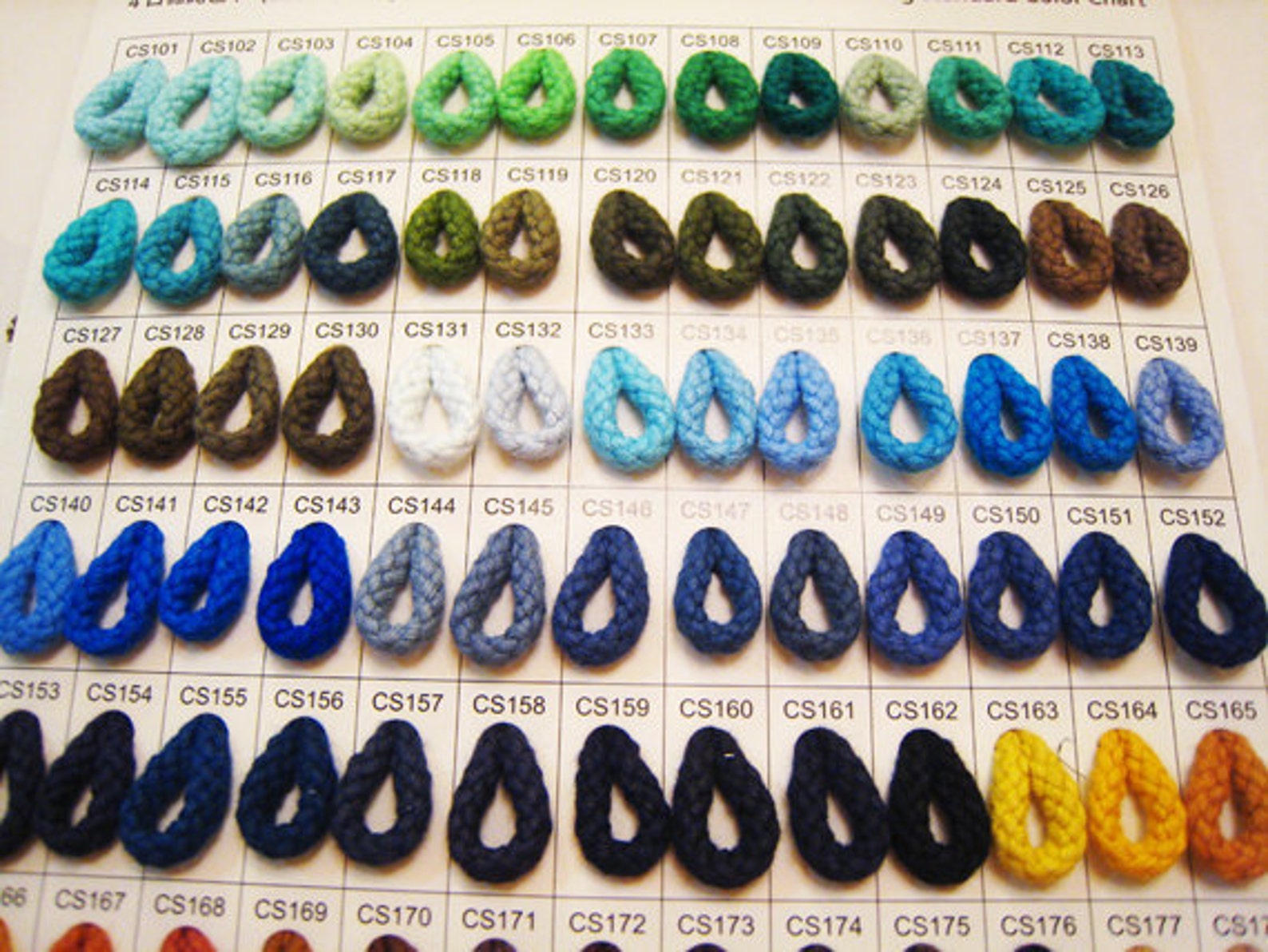 5 Yards of 4mm Cotton String ( 200 Colours Available for Choose ) - Etsy