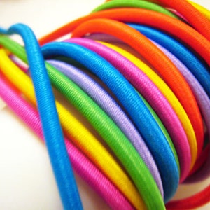 6 Yards of Rainbow Colorful Red Orange Yellow Green Blue Purple Round ...