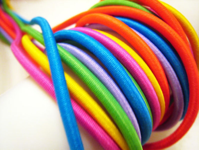 6 Yards of Rainbow Colorful Red Orange Yellow Green Blue Purple Round ...