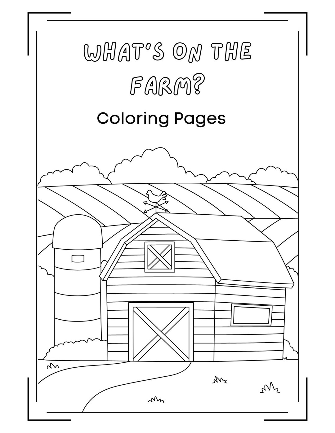 Homeschool Learning - Kids Coloring Pages (DIGITAL DOWNLOAD FILE) What ...