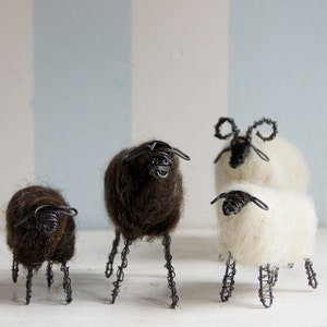 Wired Sheep With Dark Wool - Etsy