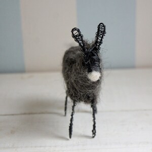 Wired Donkey From Dark Wool - Etsy
