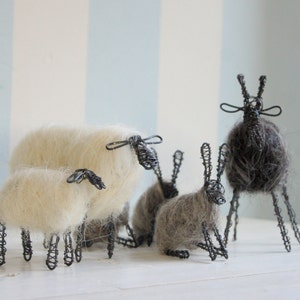 Wired Sheep With White Wool - Etsy