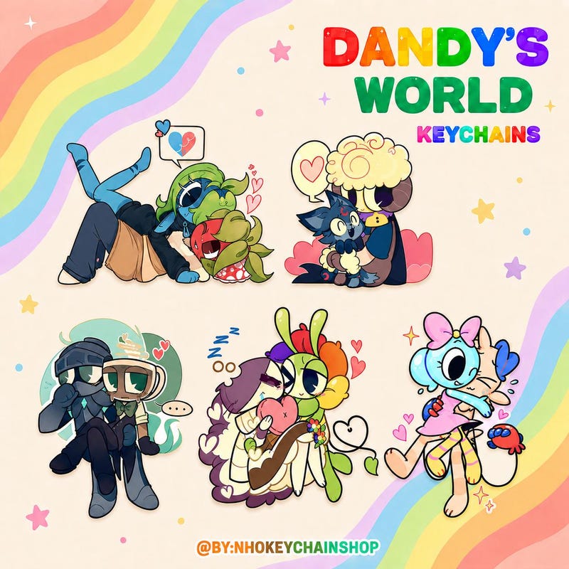 Dandy's World Merch - Etsy