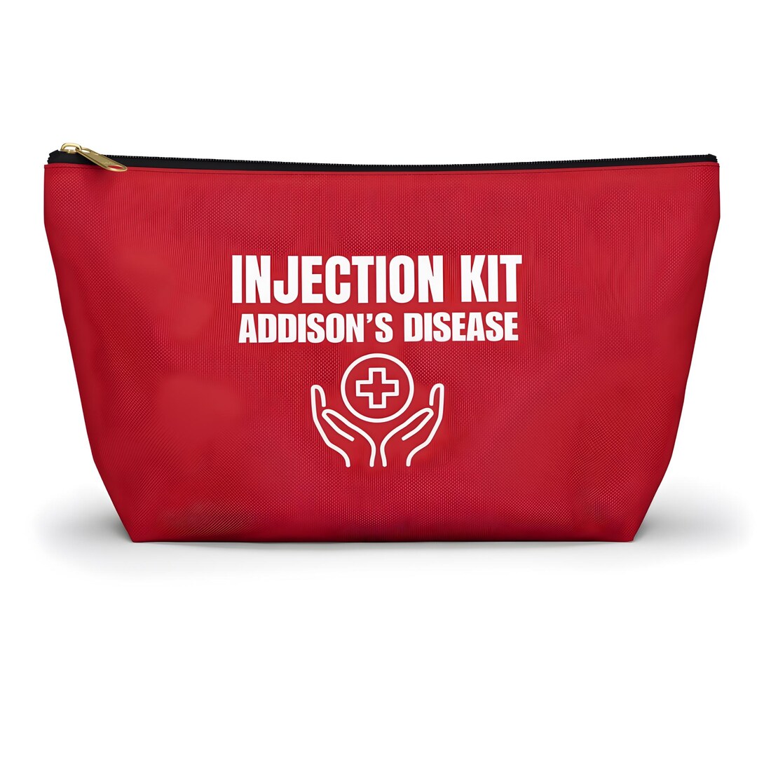 Addison’s Disease Injection Kit Personalized Medication Pouch, Custom ...