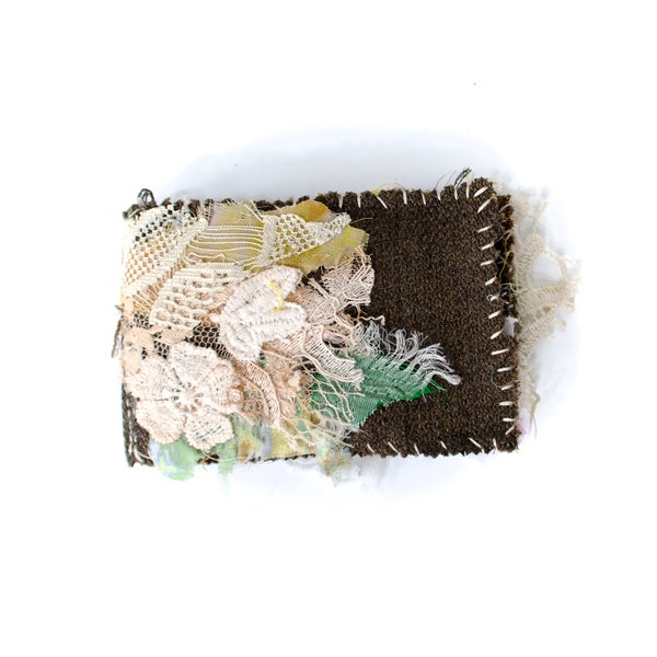 Fiber Art Collage - Etsy