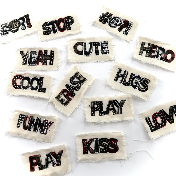 Stamped Words - Etsy