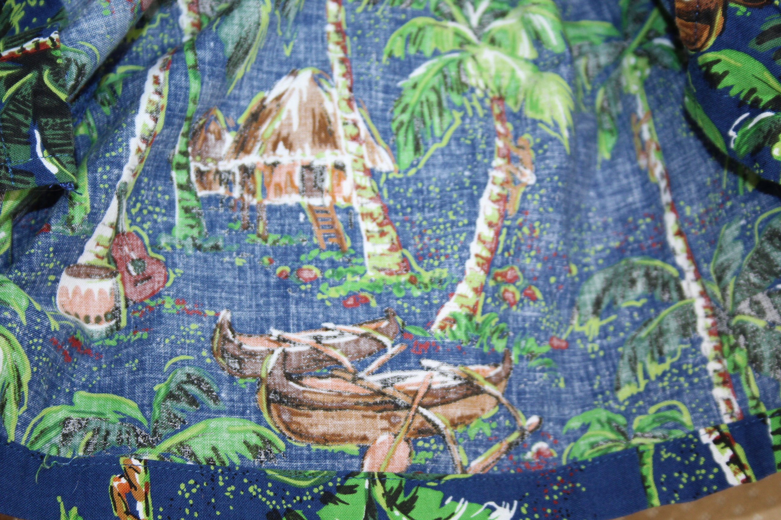 Buy KAI VEIKAU FIJI Men M Polynesian Hawaiian Aloha Camp Shirt Online ...