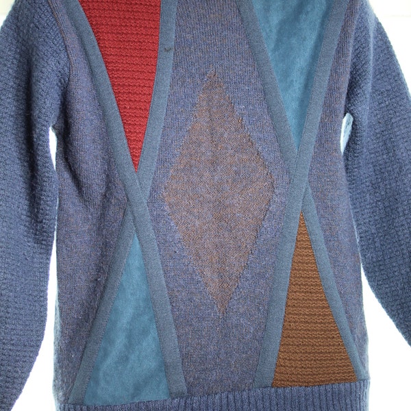 80s Triangle Sweater - Etsy
