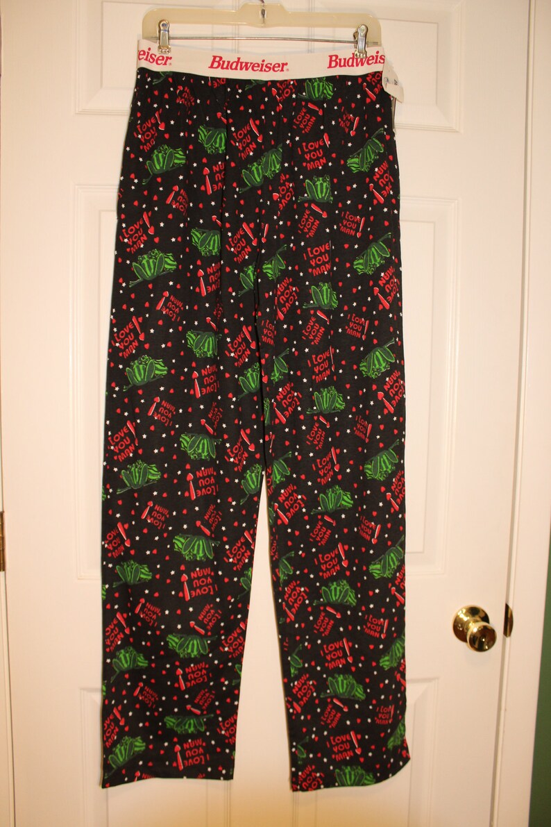 Deadstock 1996 BUDWEISER Beer LOUNGE PANTS Mens Pajama Pants - Etsy