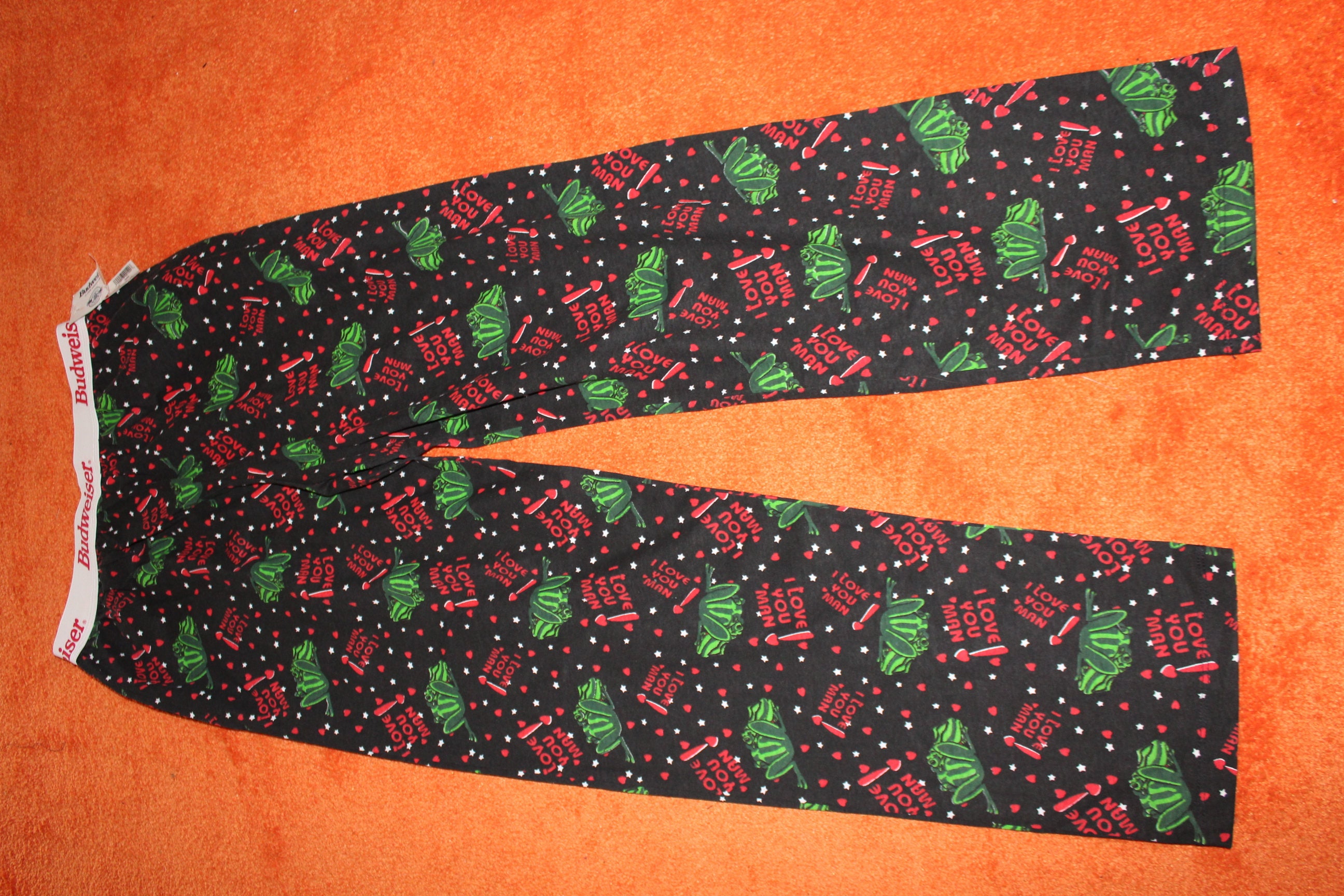 Deadstock 1996 BUDWEISER Beer LOUNGE PANTS Mens Pajama Pants - Etsy