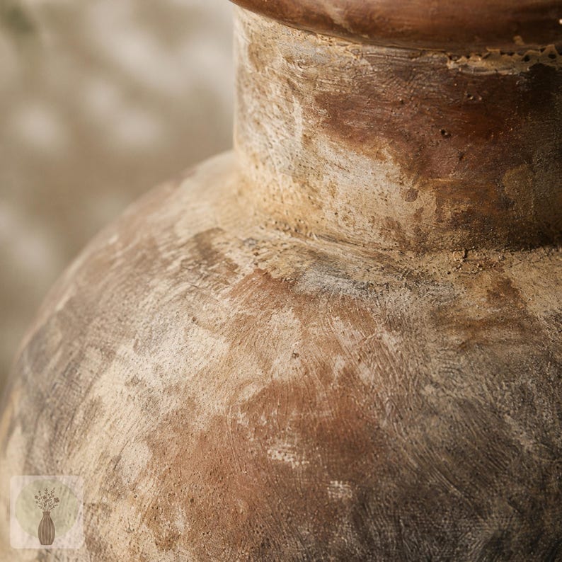 Small Rustic Ceramic Vase, Single or Set of 3 - Etsy