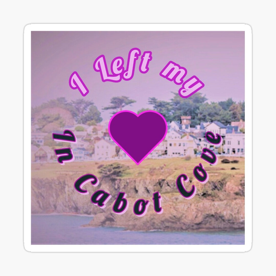 Cabot Cove Sticker Murder She Wrote 3 X 3 - Etsy