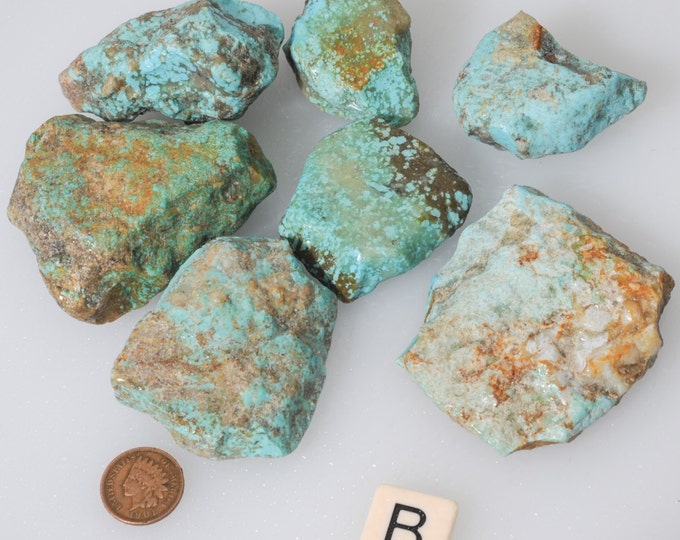 BIG Chunks of Kingman Arizona Turquoise 348 Grams Lot B - Etsy