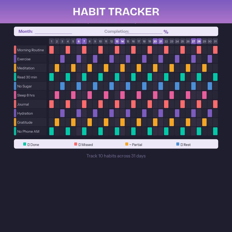 Everyday Planner 2026 | Printable PDF Planner | Daily Weekly Monthly ...