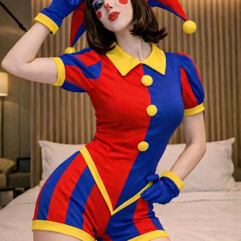 Pomni Cosplay Outfit - Etsy