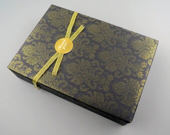 Gold gift wrap | Etsy