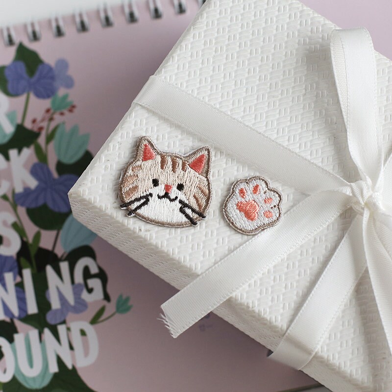 3 Pcs of Cats Embroidered Patches Kitten Sticker Self Adhesive - Etsy