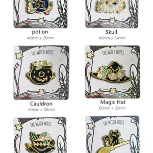 The Witch Notes Embroidered Patches Self Adhesive Patch Applique Shoes ...