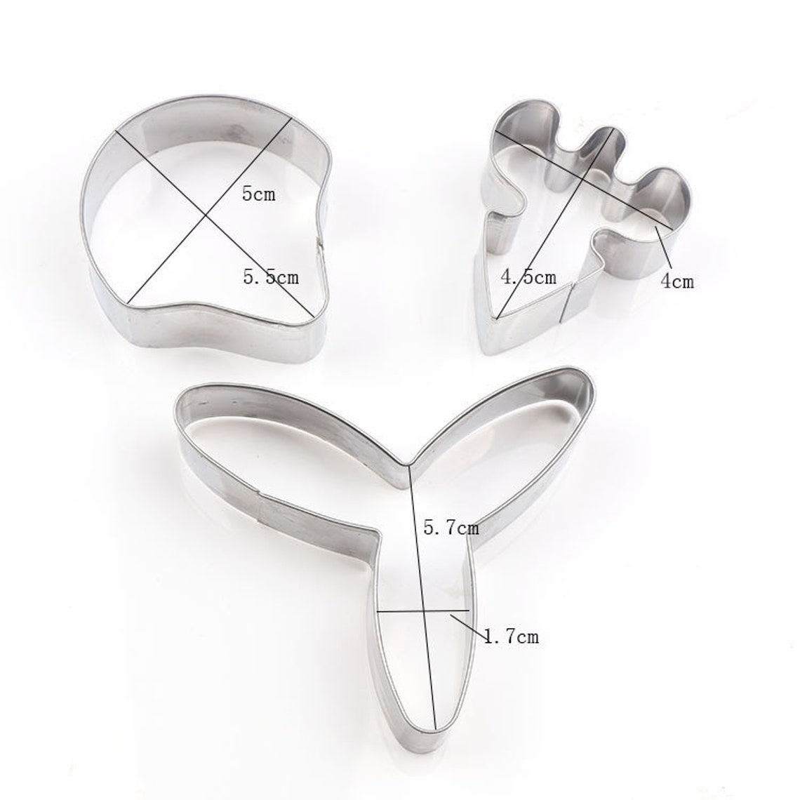 3 Size of Butterfly Orchid Petal Cutter Set Flower Cutters - Etsy