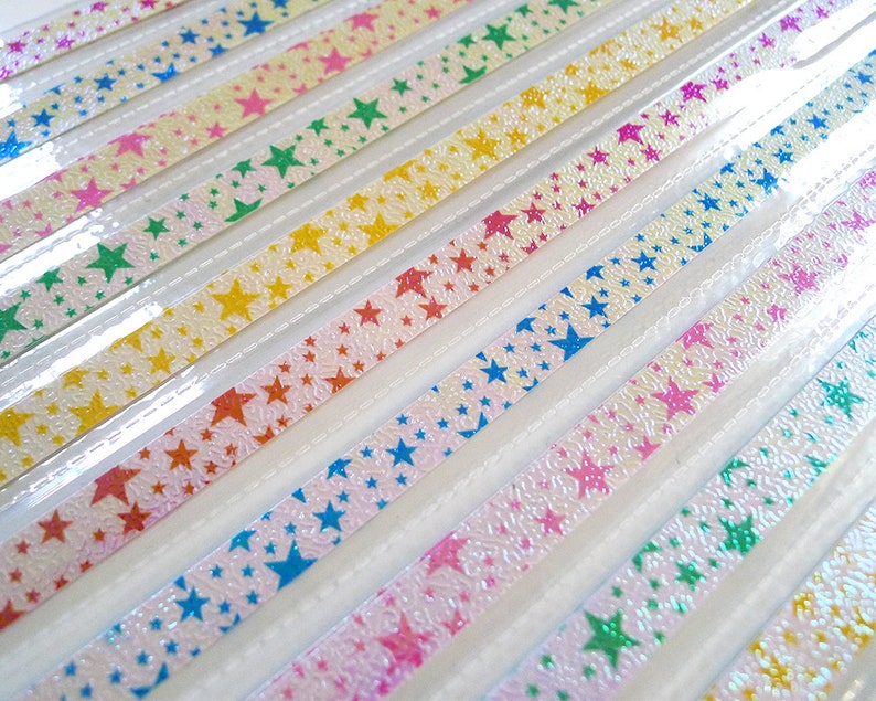 Pearlescent Starry Night Origami Lucky Star Paper Strips - Pack of 50 ...